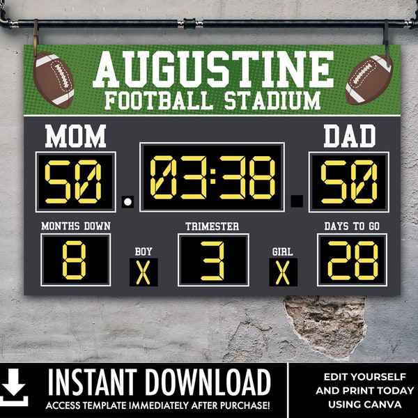 Football Scoreboard - Etsy