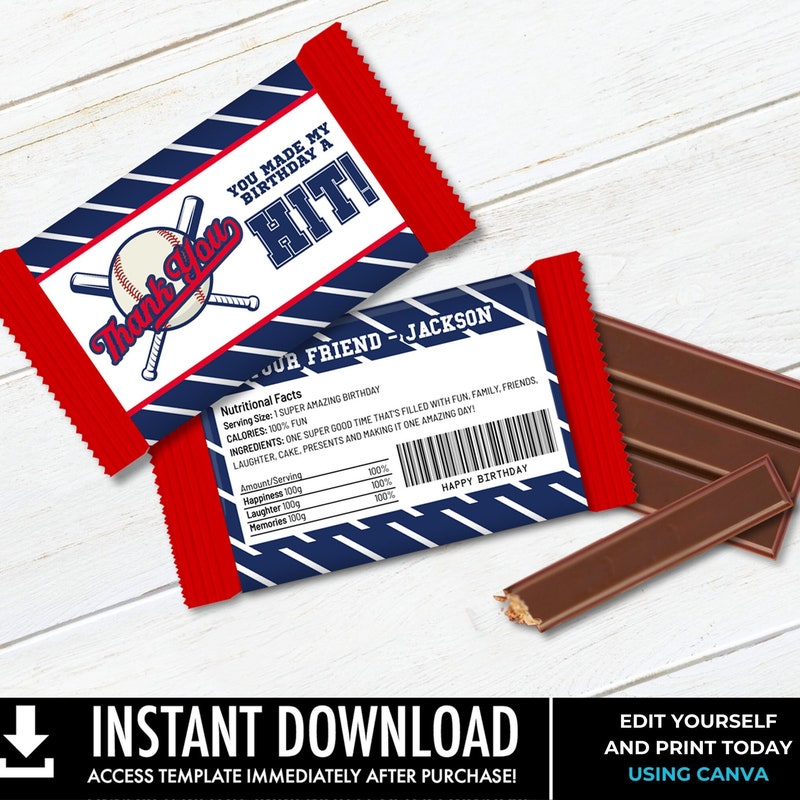 Baseball Chocolate - Etsy