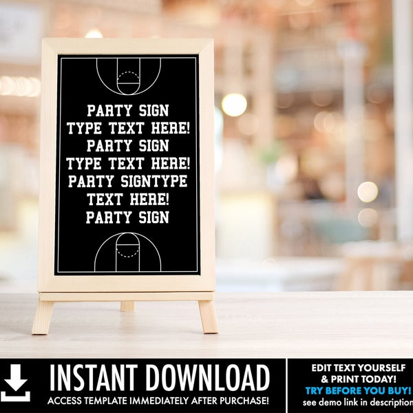 Basketball Sign - Etsy