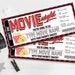 Halloween Scary Movie Night Mini Tickets, Spooky Movie Night Party ...