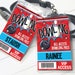 Bowling Party ID Badges - Bowling Bash, Bowling Birthday, All Access ...