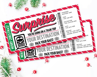 Fake Train Ticket - Etsy