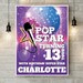 Pop Star Party 18x24 Sign/poster Printable - Rock 'n Roll ...