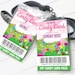 Candy Land Party VIP Badge Candyland All Access Pass ID - Etsy