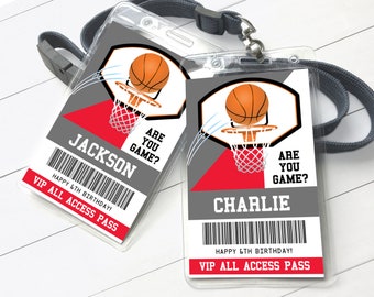 Basketball Vip Pass - Etsy