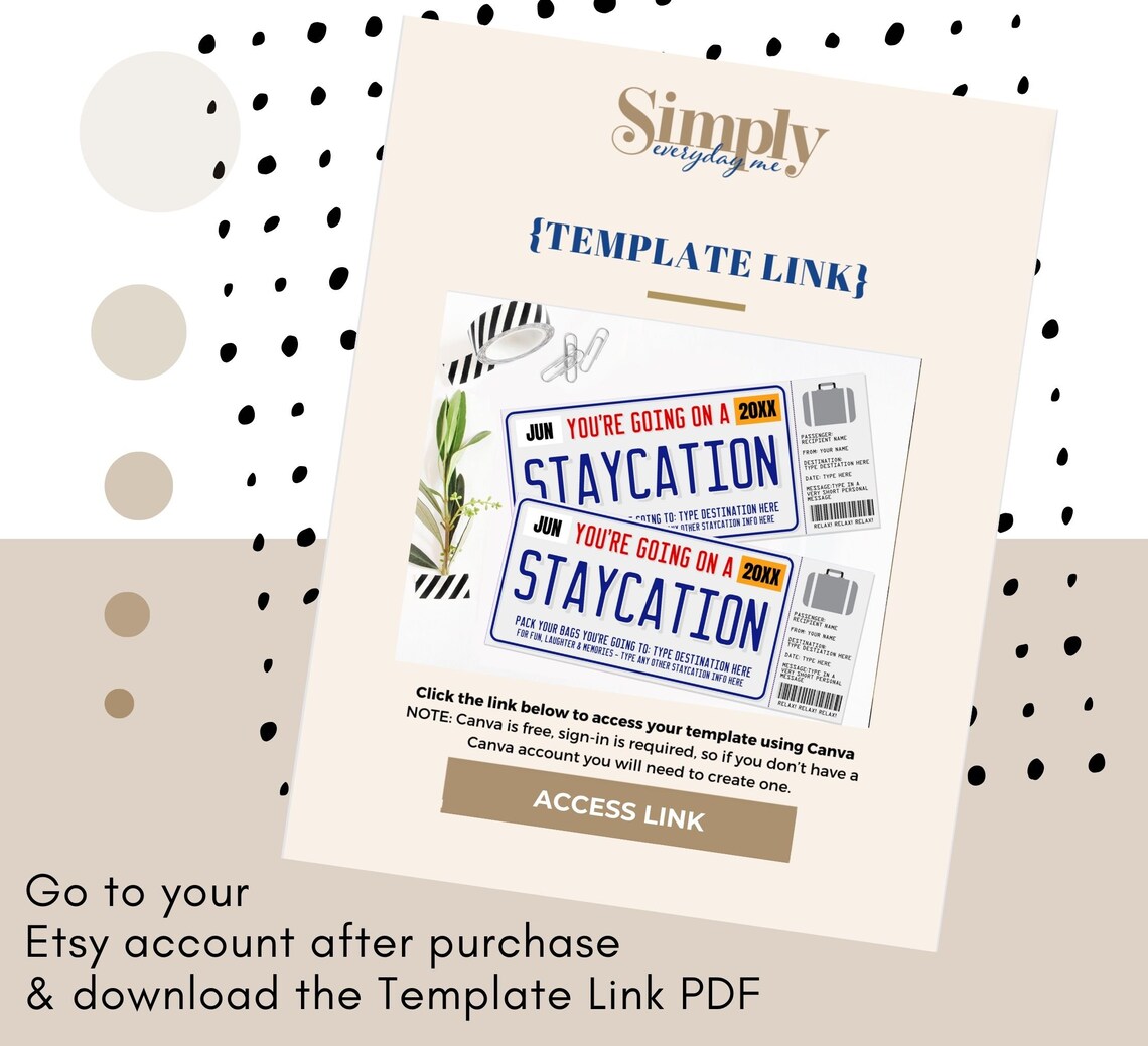 Staycation Surprise Gift Voucher, Staycation Gift Certificate, License ...