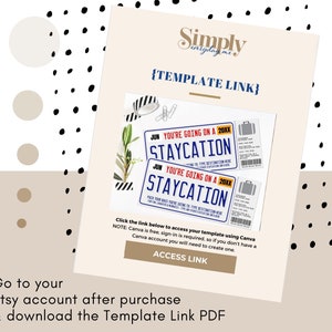 Staycation Surprise Gift Voucher, Staycation Gift Certificate, License ...