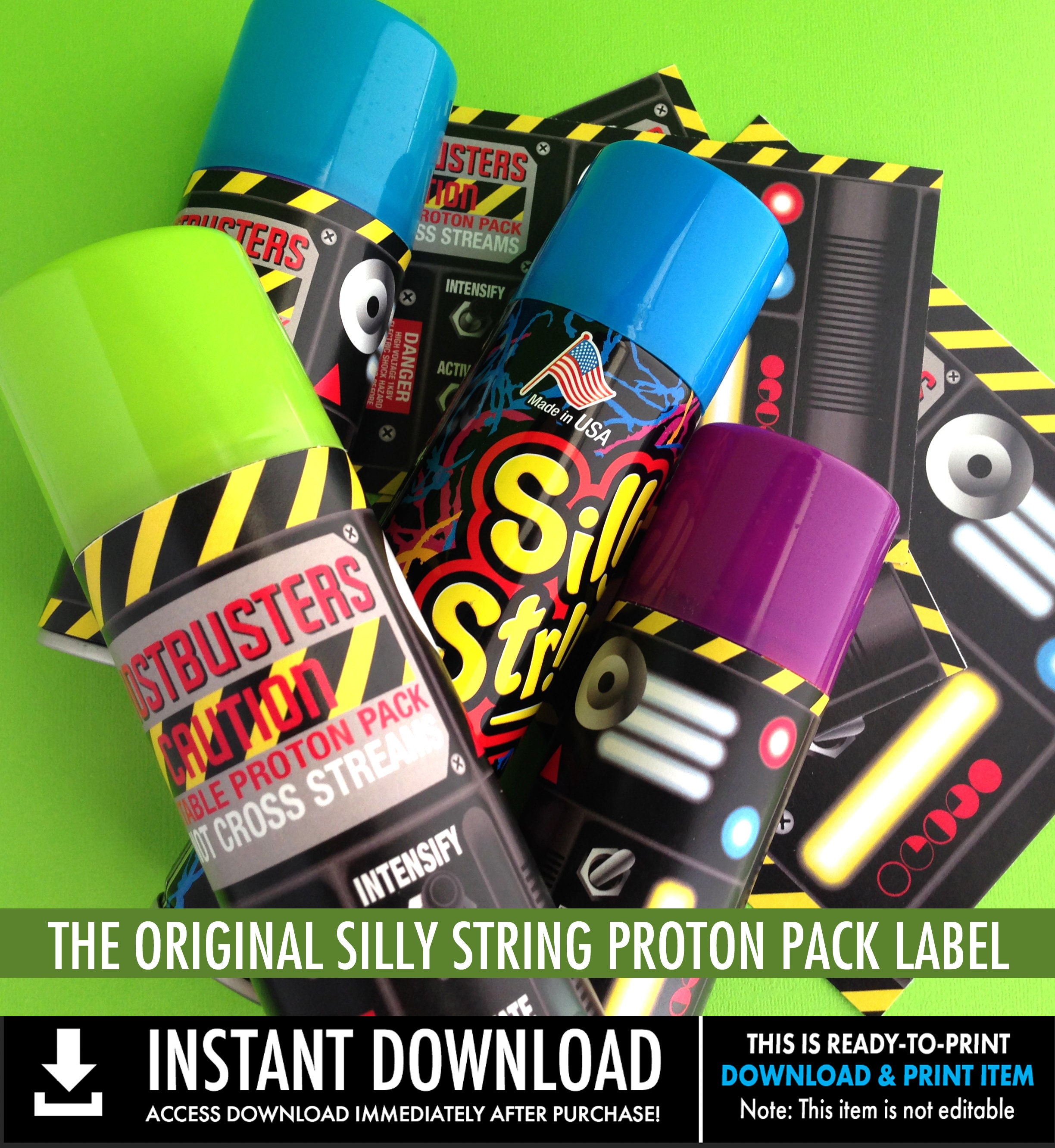 Portable Proton Pack Label Portable Proton Stream Wrap - Etsy