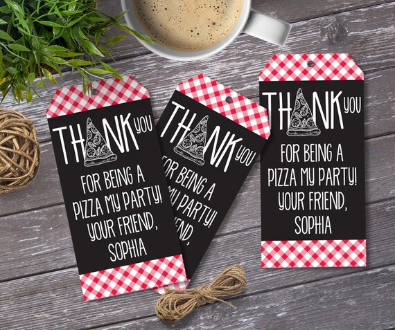 Pizza Party Food Labels - Buffet Tags - Pizza Party, Pizza Birthday ...