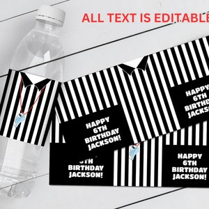 Referee Water Bottle Label | Bowl Party,drink Label,football,tailgate ...