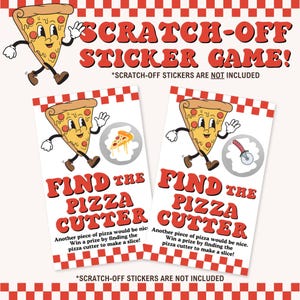 Slice Slice Baby Game Bundle, Pizza Baby Shower Game Pack, Eo-ed ...