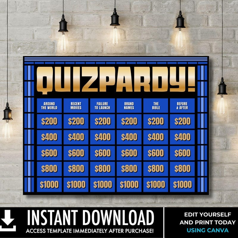 Baby Jeopardy - Etsy