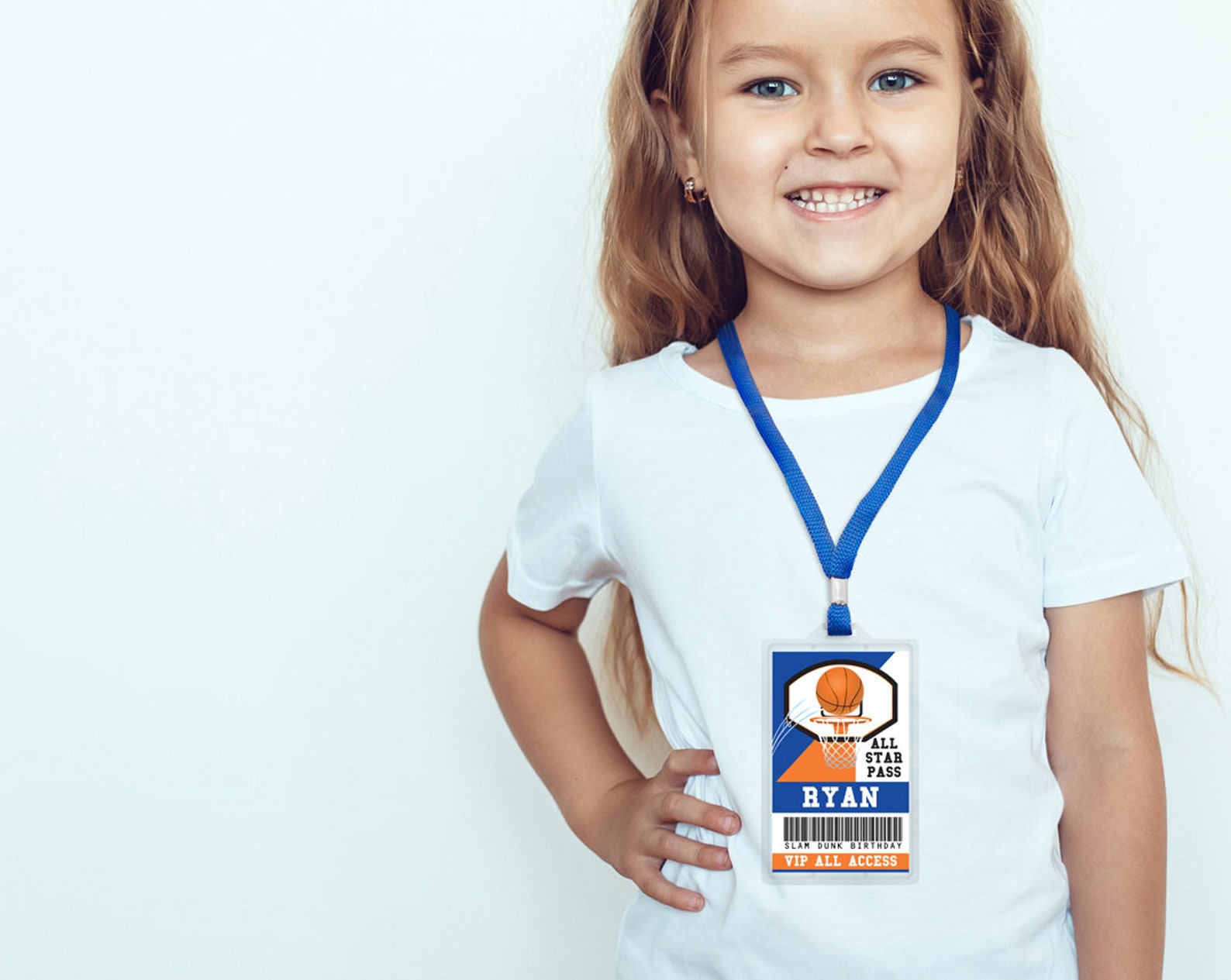 Basketball All Star ID Badge Basketball Party Basketball - Etsy