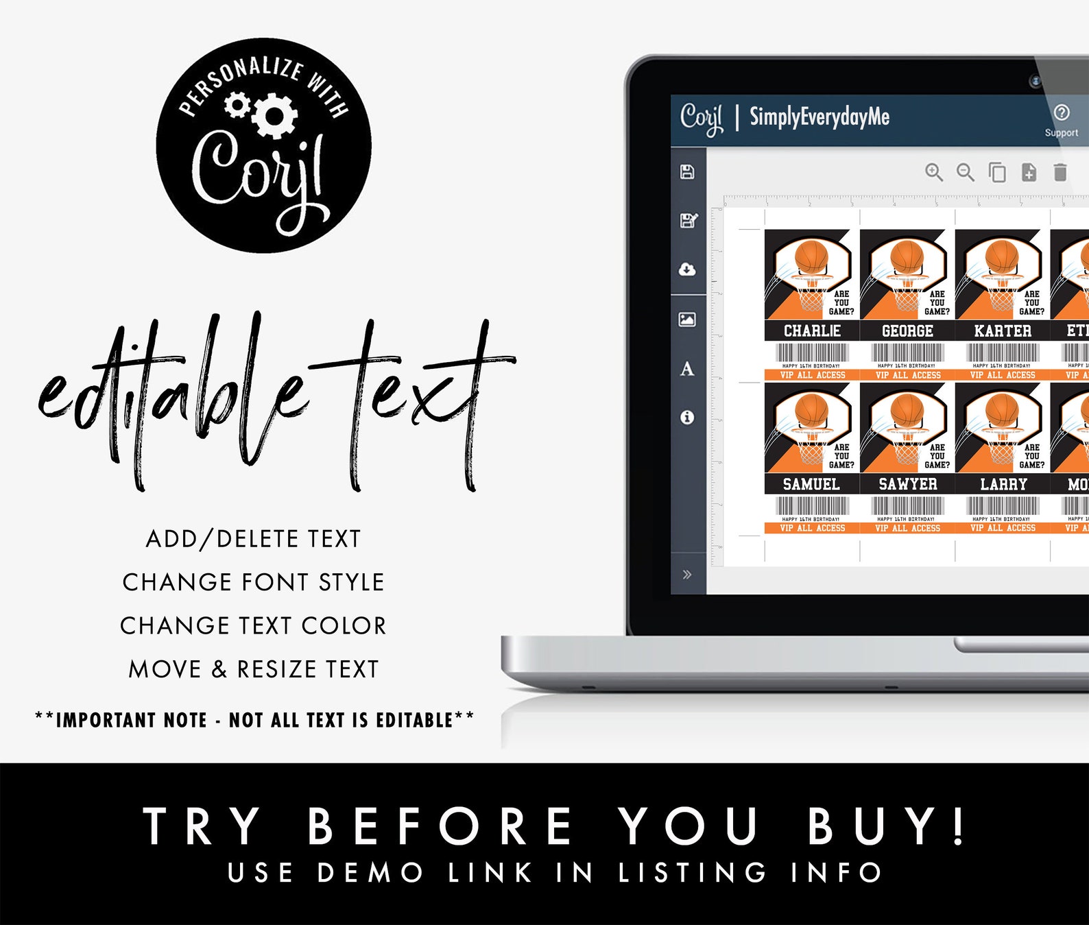 Basketball All Star ID Badge Basketball Party Basketball - Etsy