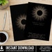 Solar Eclipse Party Invitation Eclipse Party, Solar Eclipse Theme ...