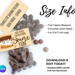 S'more Party Favor Bag Topper - You Make Everything S'more Fun, S'more ...