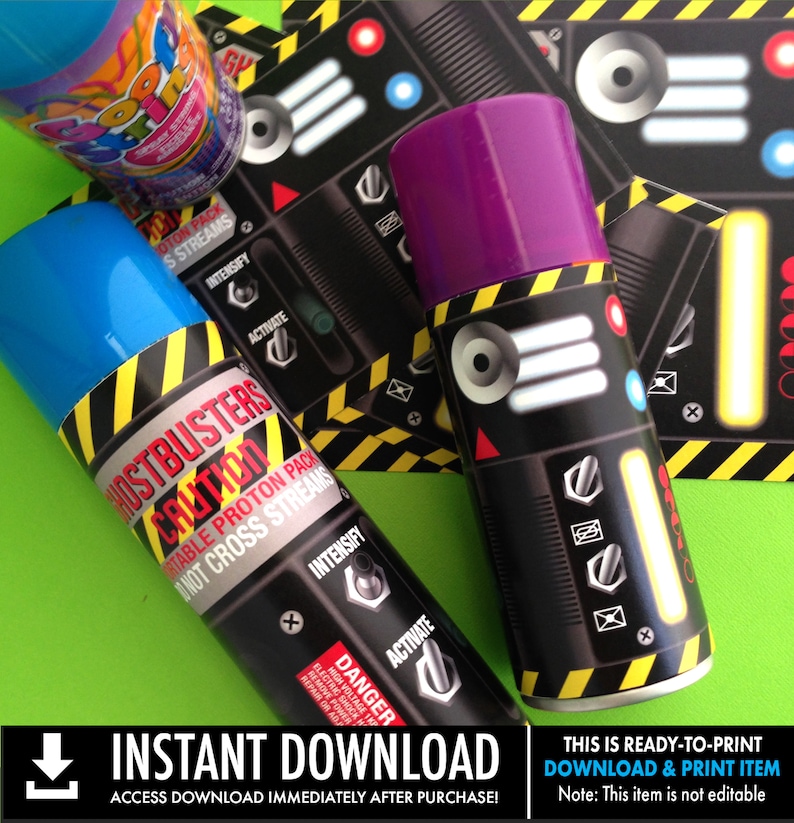 Portable Proton Pack Label Portable Proton Stream Wrap - Etsy