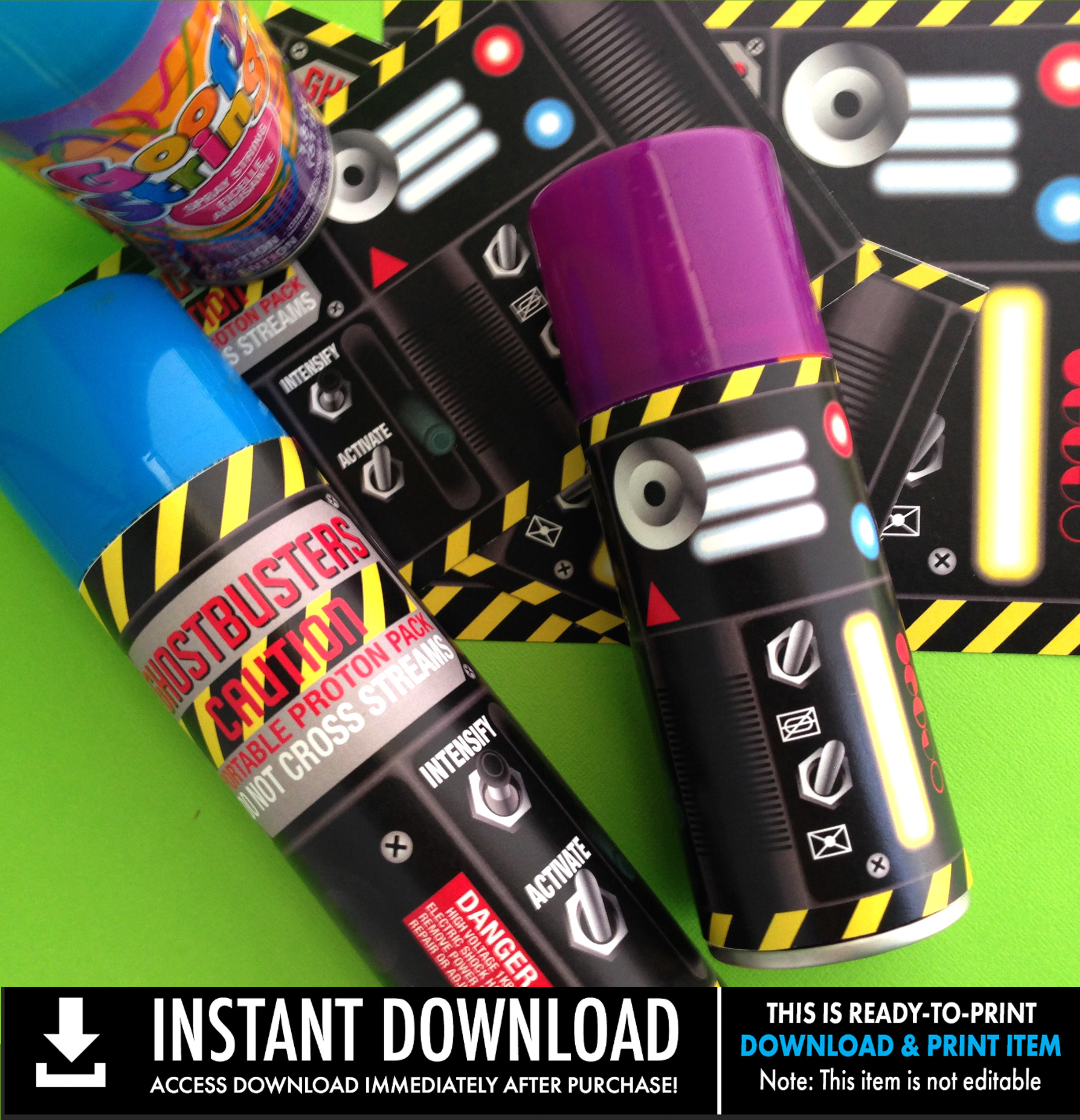 Portable Proton Pack Label Portable Proton Stream Wrap - Etsy