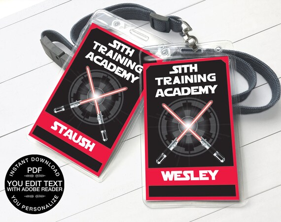 Star Wars Sith Training Academy Badge - Empire Badges, Star Wars ...