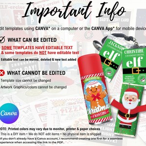 Elf Christmas Printable Kit, 24+ Day Bundle, Christmas Elf Props and ...