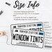 Car Window Tinting Gift Certificate, License Plate Surprise Gift ...