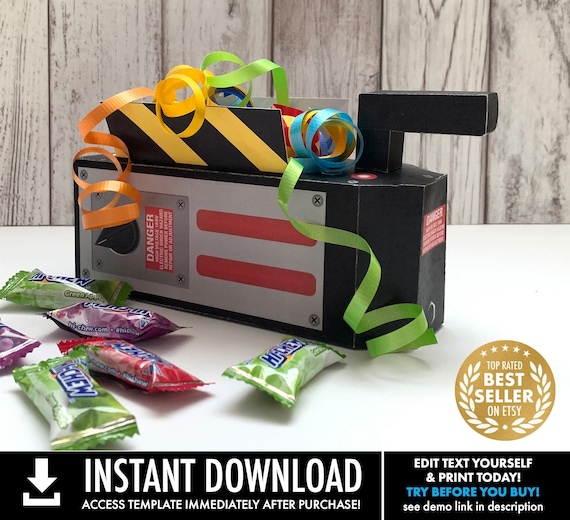 Ghost Trap Containment Box Party Favor Box Inspired by - Etsy