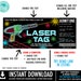 Laser Tag Gift Certificate, Laser Tag Surprise Gift Voucher, Arcade ...