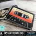 Cassette Tapes Gift Card Holder Party Favor Box Retro - Etsy