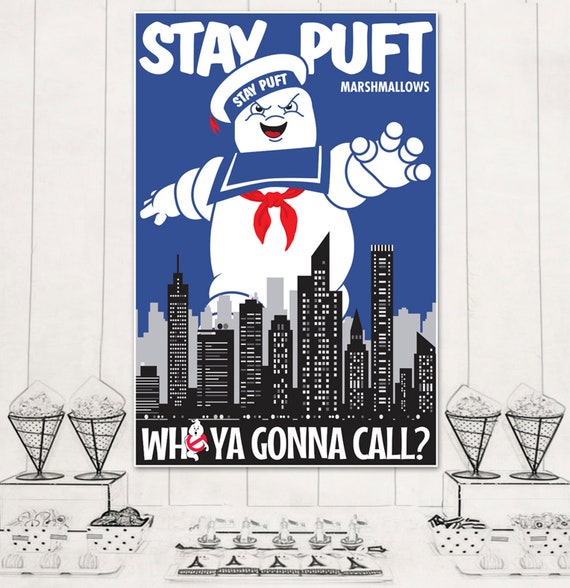 Ghostbuster Backdrop - 40x60 inch Backdrop, Ghostbuster Birthday ...