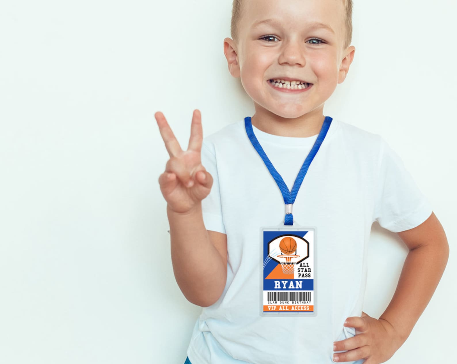 Basketball All Star ID Badge Basketball Party Basketball - Etsy