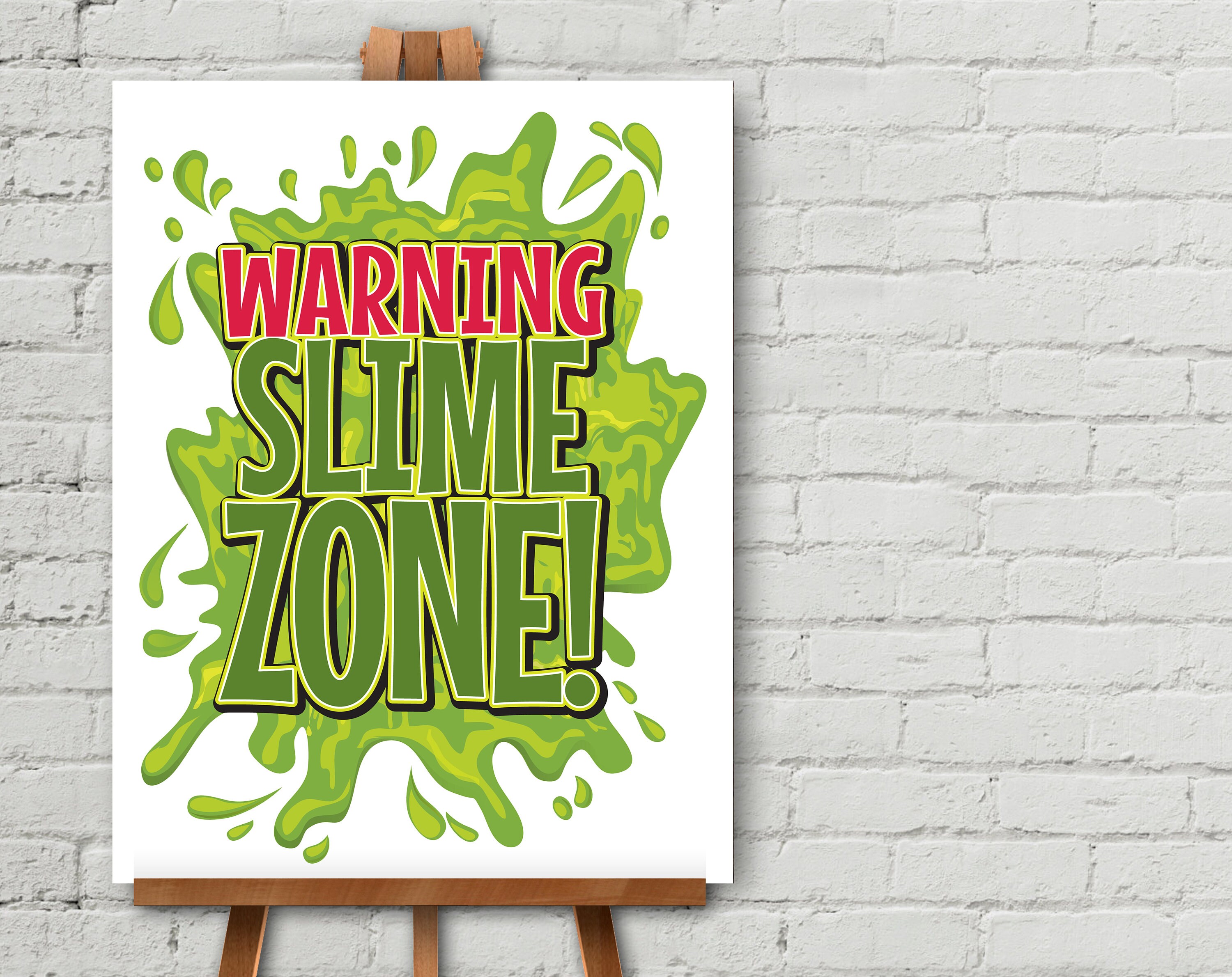 Slime Zone Party Poster 18x24 Poster Ghostbuster Party | Etsy