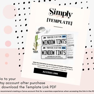 Car Window Tinting Gift Certificate, License Plate Surprise Gift ...