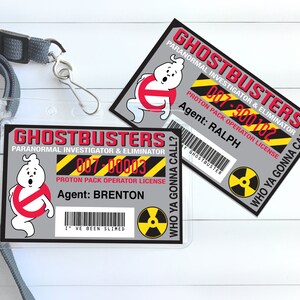 ID Badges Ghost Movie Inspired I.D. Badge Birthday Party - Etsy