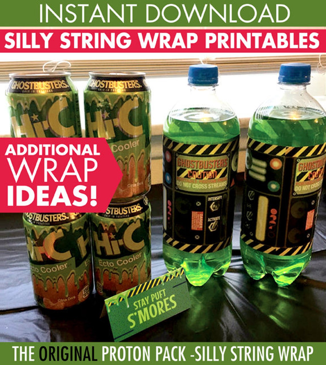 Portable Proton Pack Label Portable Proton Stream Wrap - Etsy