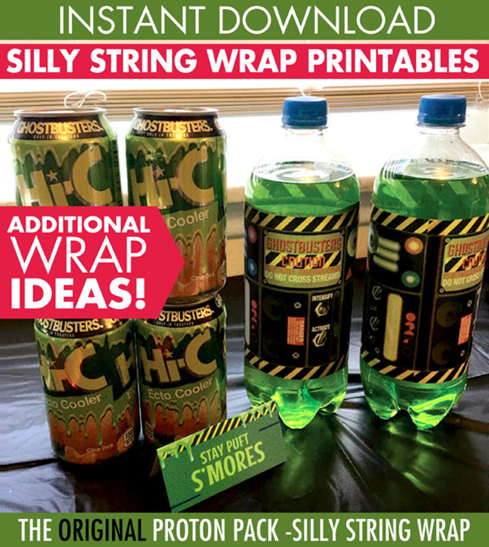 Portable Proton Pack Label Portable Proton Stream Wrap - Etsy