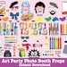 Art Party Photo Booth Props - Rainbow Party, Artist Party, Painting ...