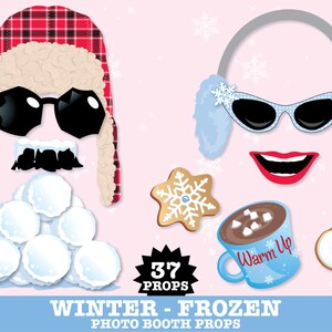 Winter Frozen Photo Booth Props Frozen Party, Christmas Party, Hot ...