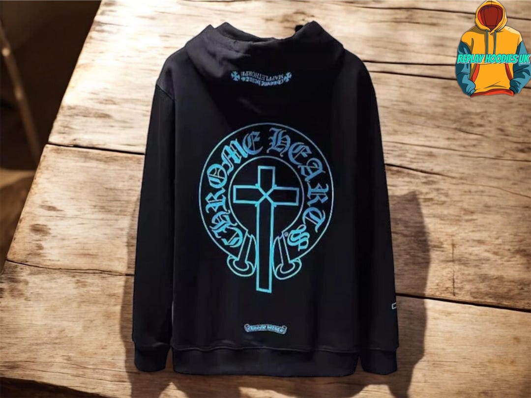 Trending Mapplethorpe Big Blue Cross Pullover Black Hoodie - Etsy