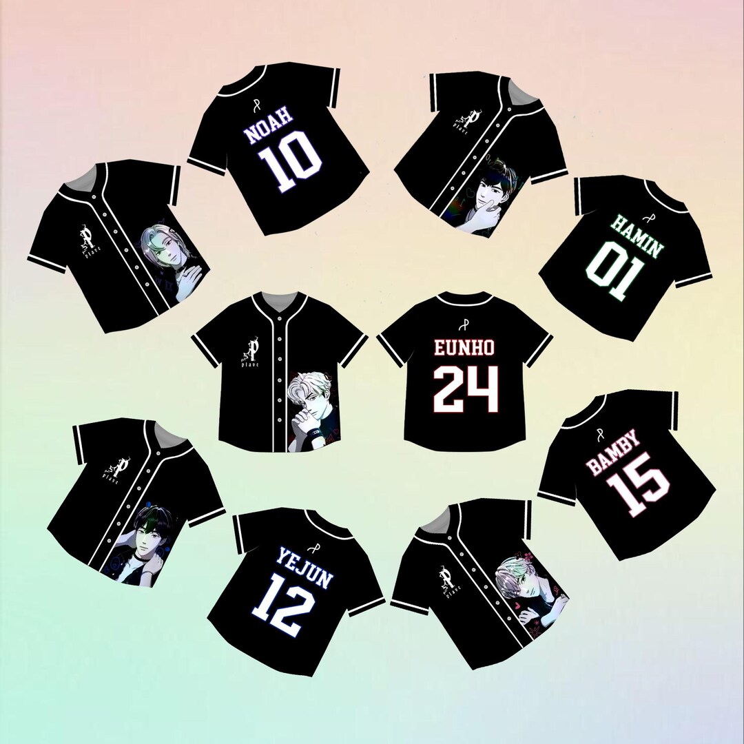 PLAVE Members Baseball Jersey, PLAVE Fanmade Kpop Bias Shirt, Caligo Pt ...