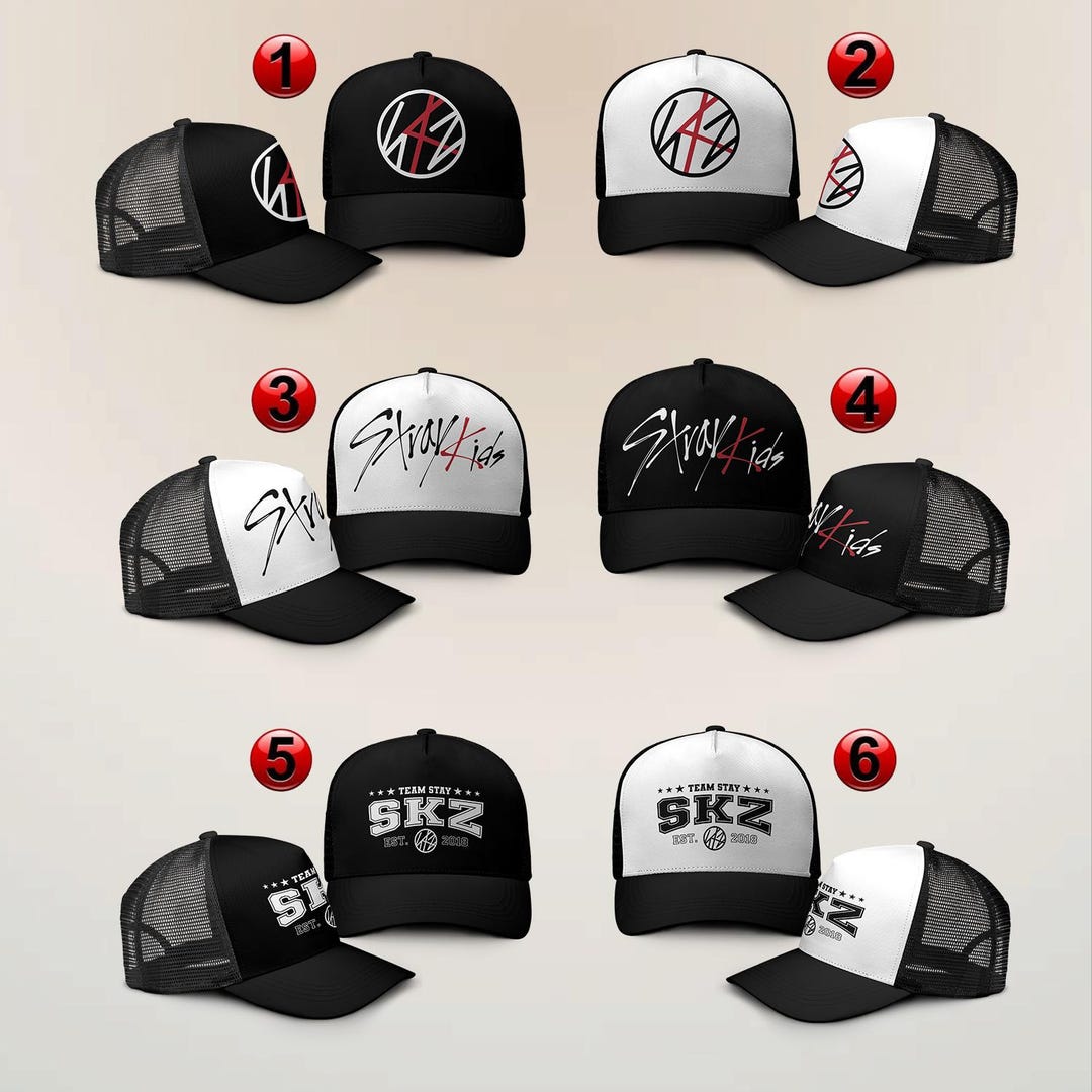 Stray Kids Trucker Cap, SKZ Hat, Kpop Hat, Cute Stray Kids Hat, Stray ...