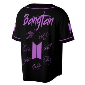 Personalized Bangtan Baseball Jersey, BTS Members Jersey, BTS ARMY ...