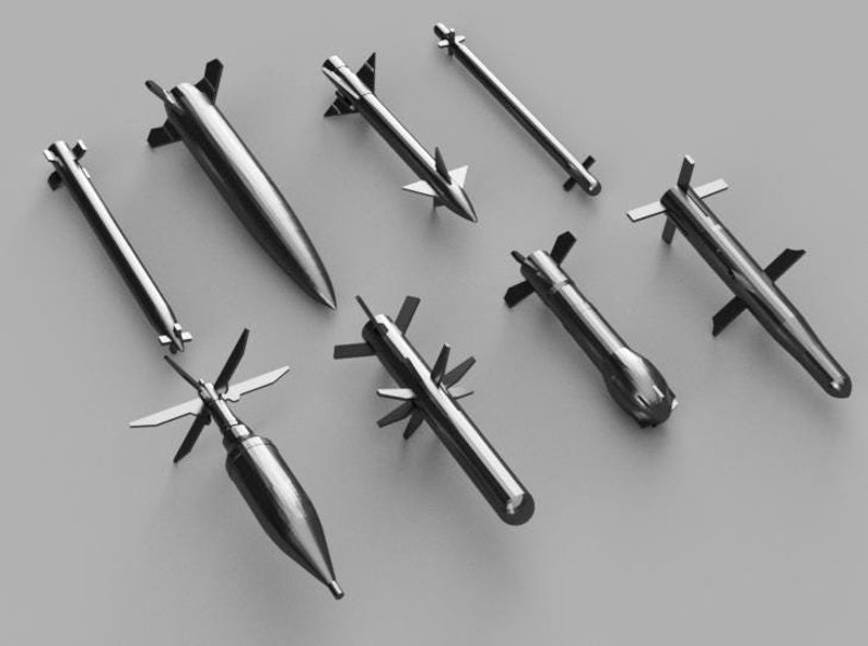 Missile STL Bundle for 3d Printing (includes ATACMS and Javelin) - Etsy