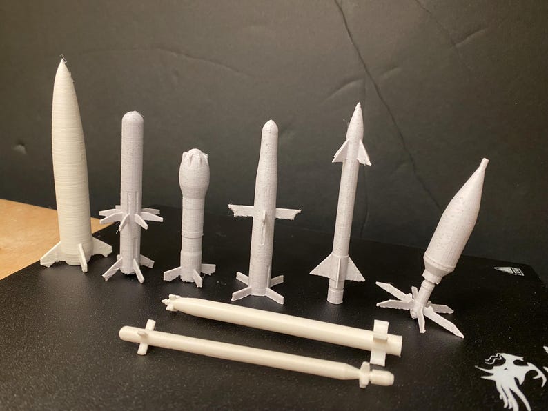 Missile STL Bundle for 3d Printing (includes ATACMS and Javelin) - Etsy
