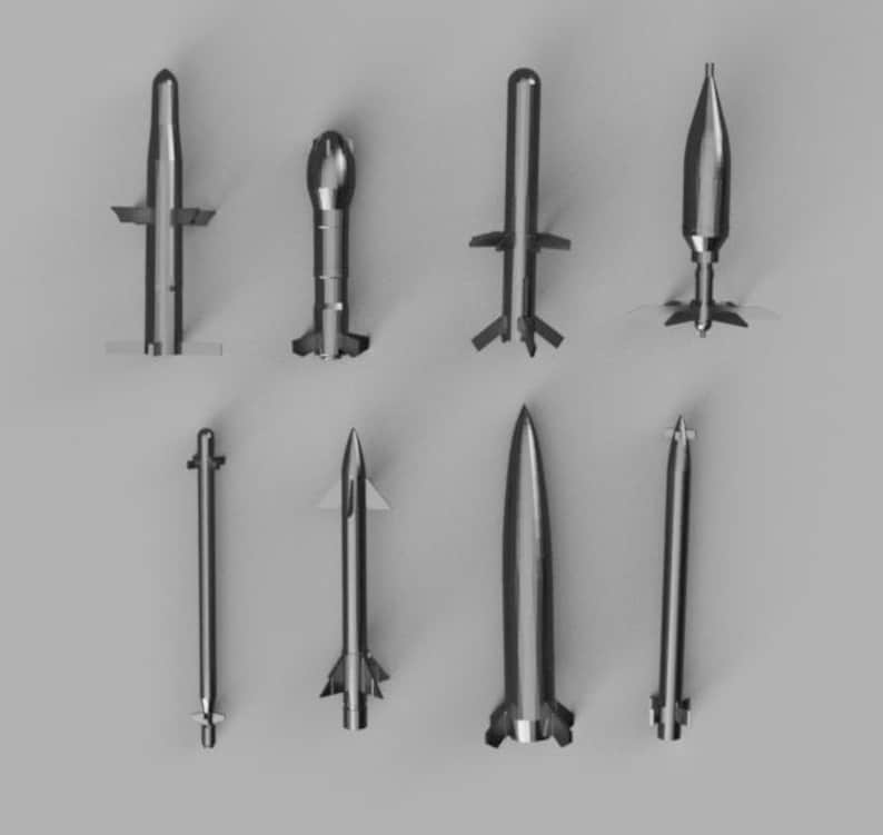 Missile STL Bundle for 3d Printing (includes ATACMS and Javelin) - Etsy