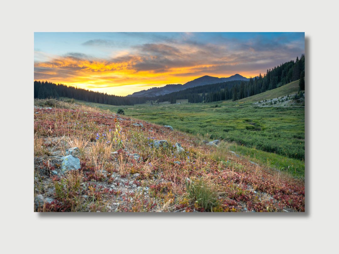 Crested Butte Sunset Photography – Southwestern United States Wall Art ...