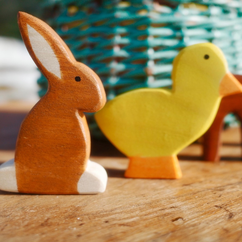 Wooden Spring Animal Toys - Etsy