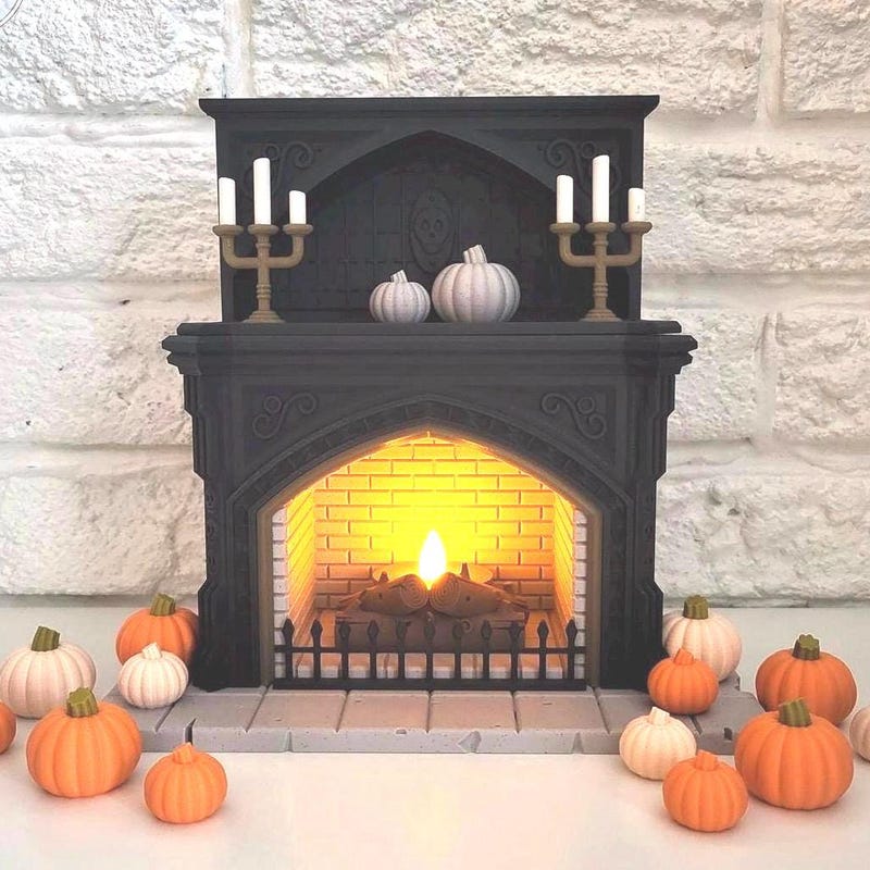 Witchy Fireplace Decor - Etsy