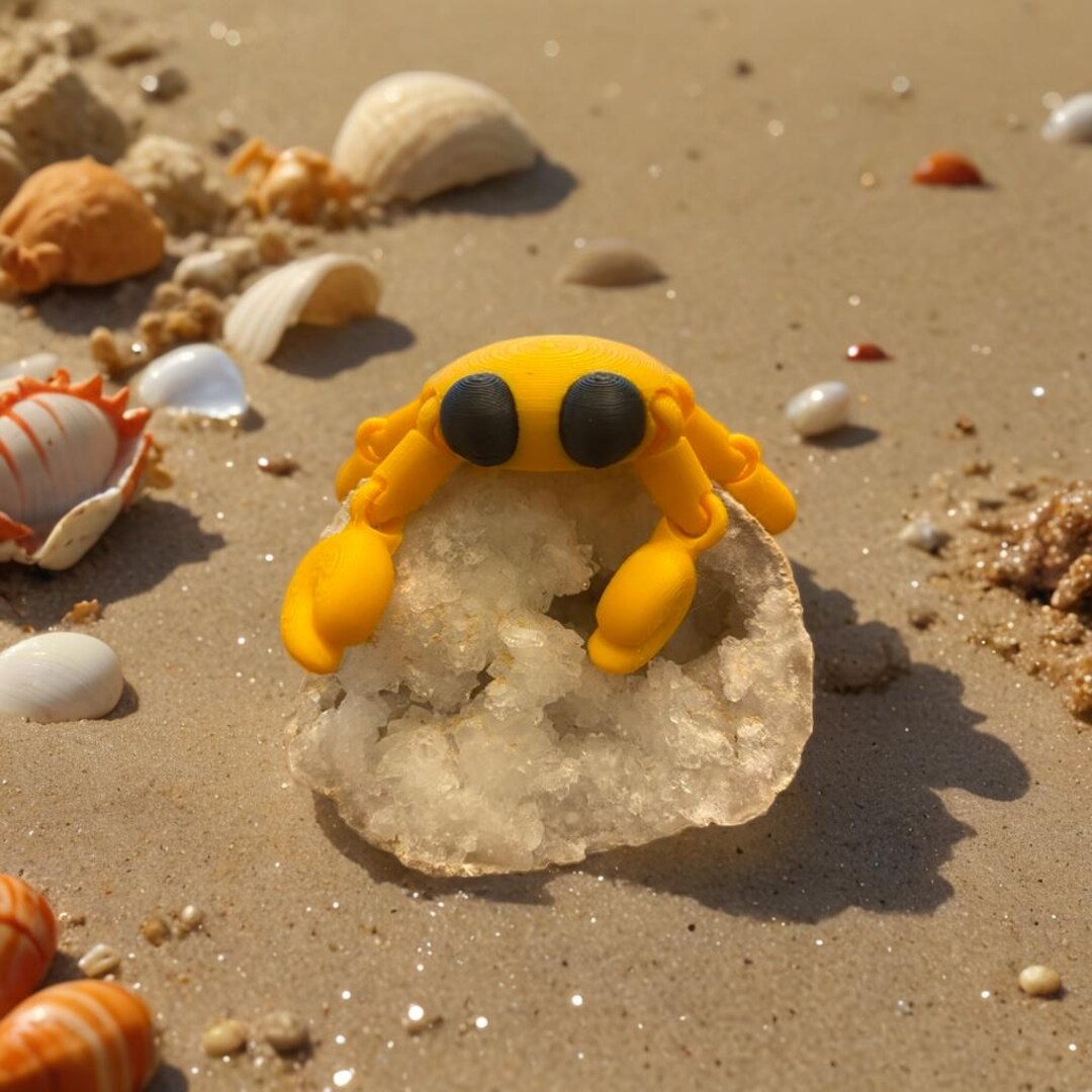 Fun Flexi Crab Fidget Toy - Etsy