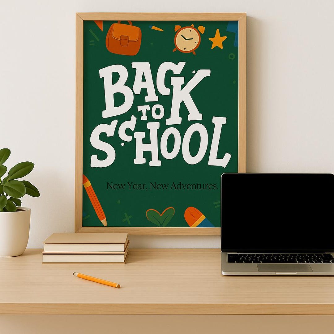 Back to School Poster Printable • Growth Mindset Classroom Wall Art ...