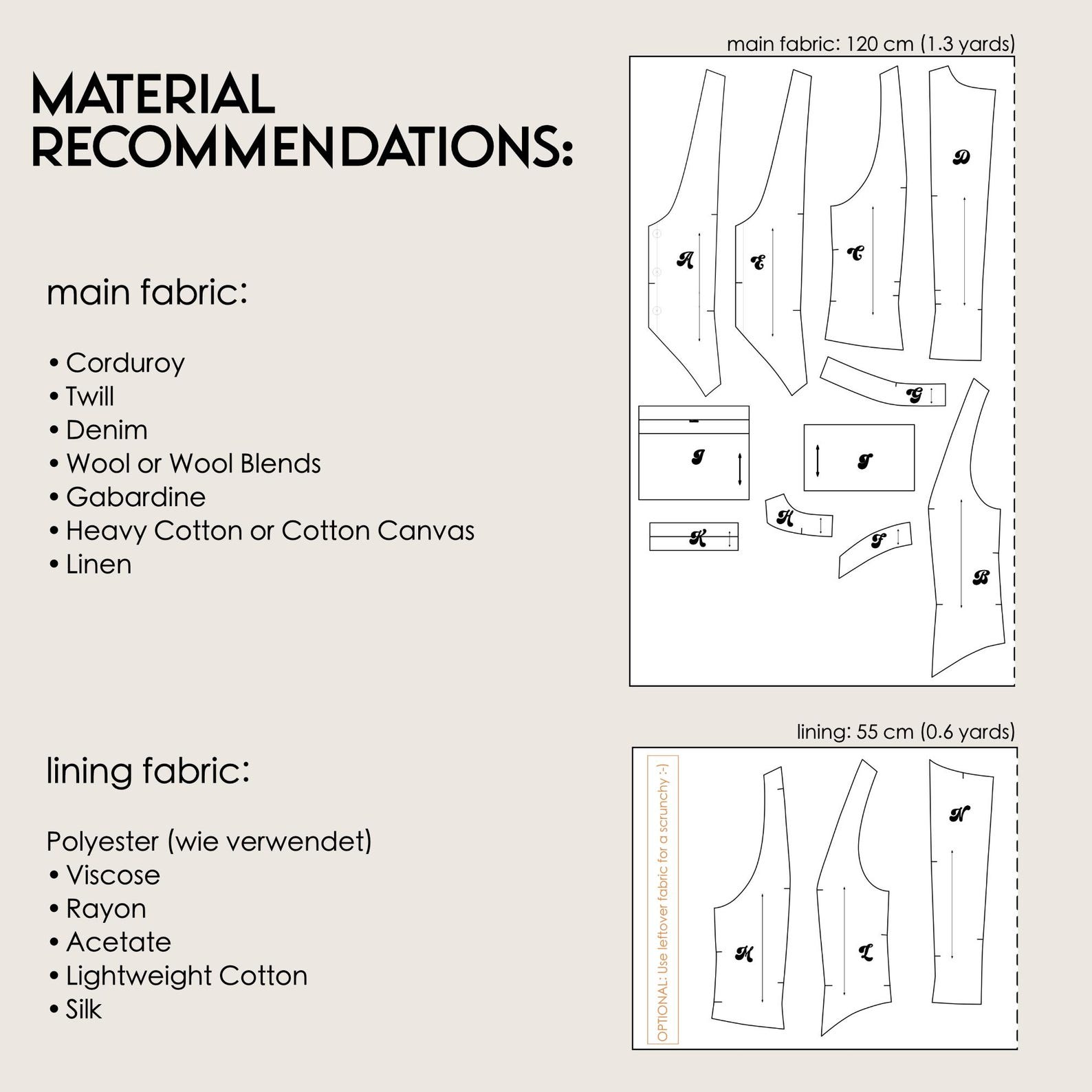 Basic Vest BELLA Sewing Pattern PDF | Woman Sewing Pattern Digital ...